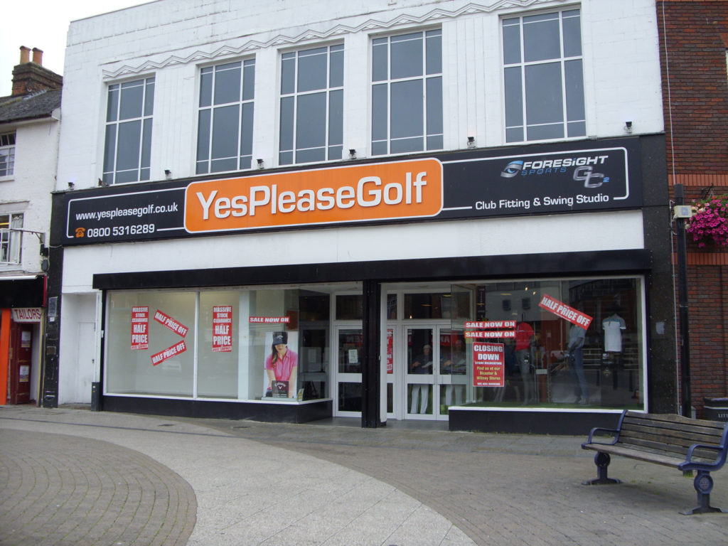 YesPleaseGolf shop in High Wycombe to close on Sat 16th Sep 2017 ...